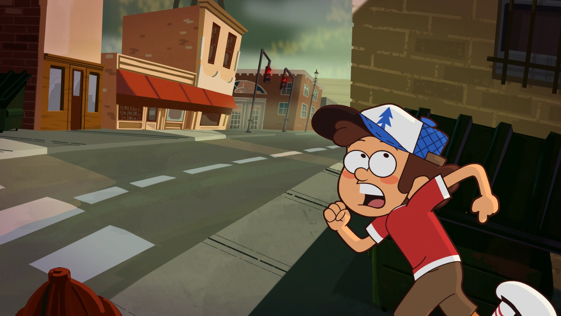Image - Pilot dipper running from something.png | Gravity Falls Wiki ...