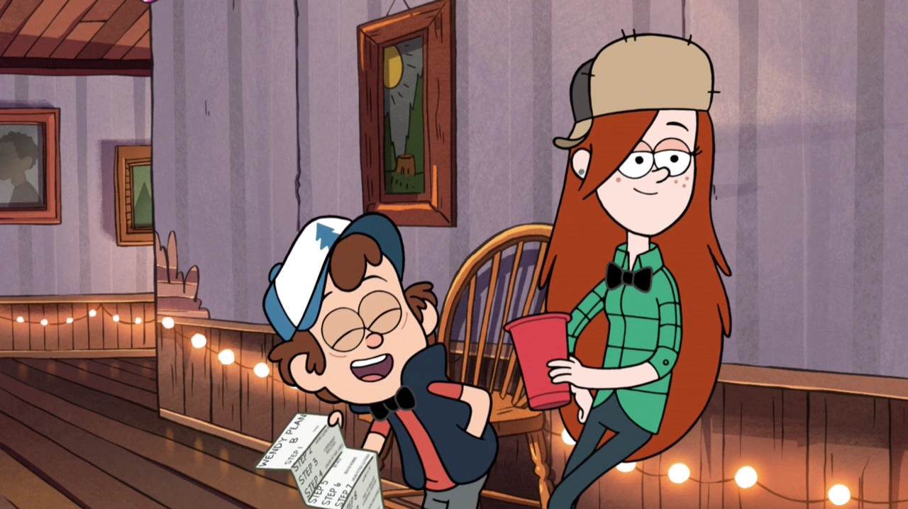 Image - S1e7 dipper and wendy laughing.png | Gravity Falls Wiki ...