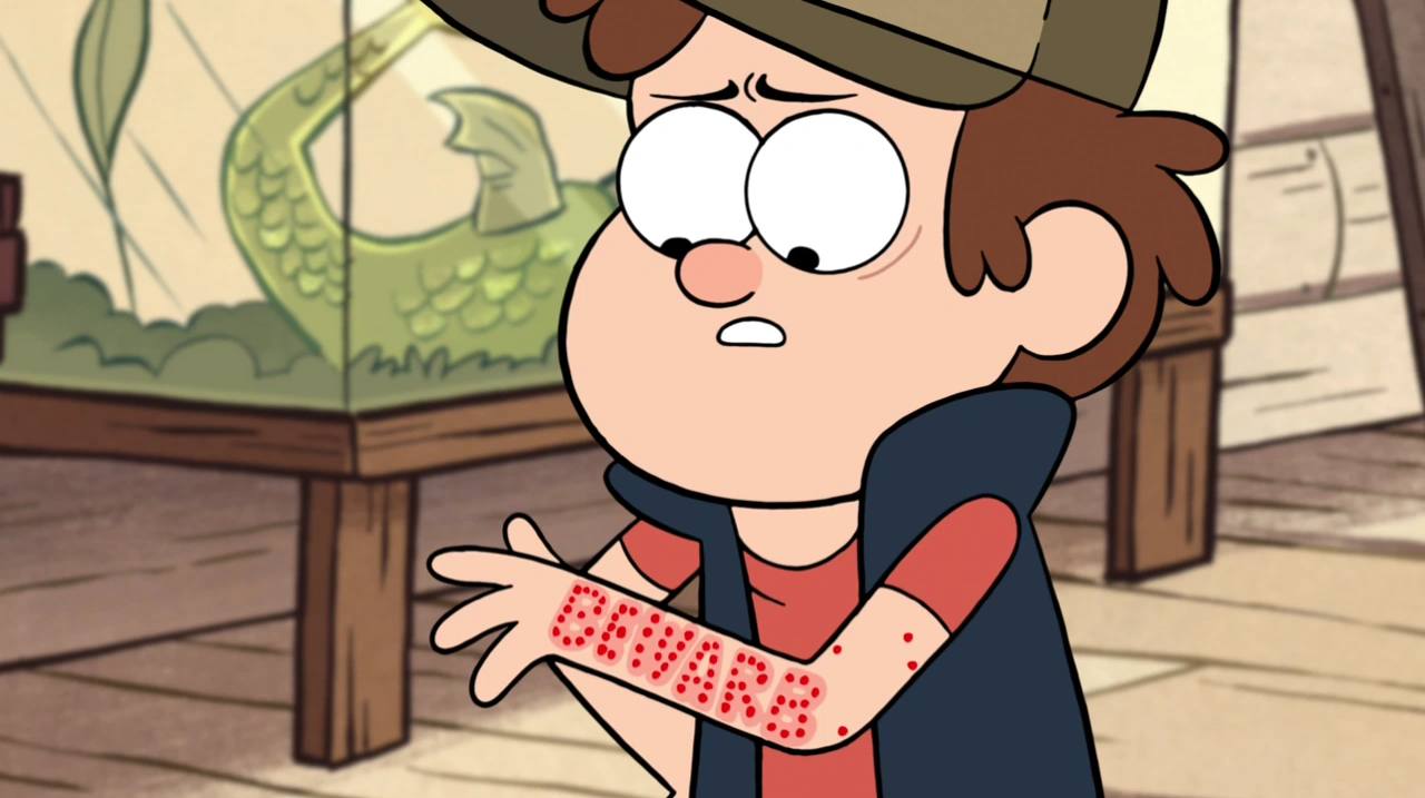 Image - S1e1 dipper mosquito bites.png | Gravity Falls Wiki | Fandom ...