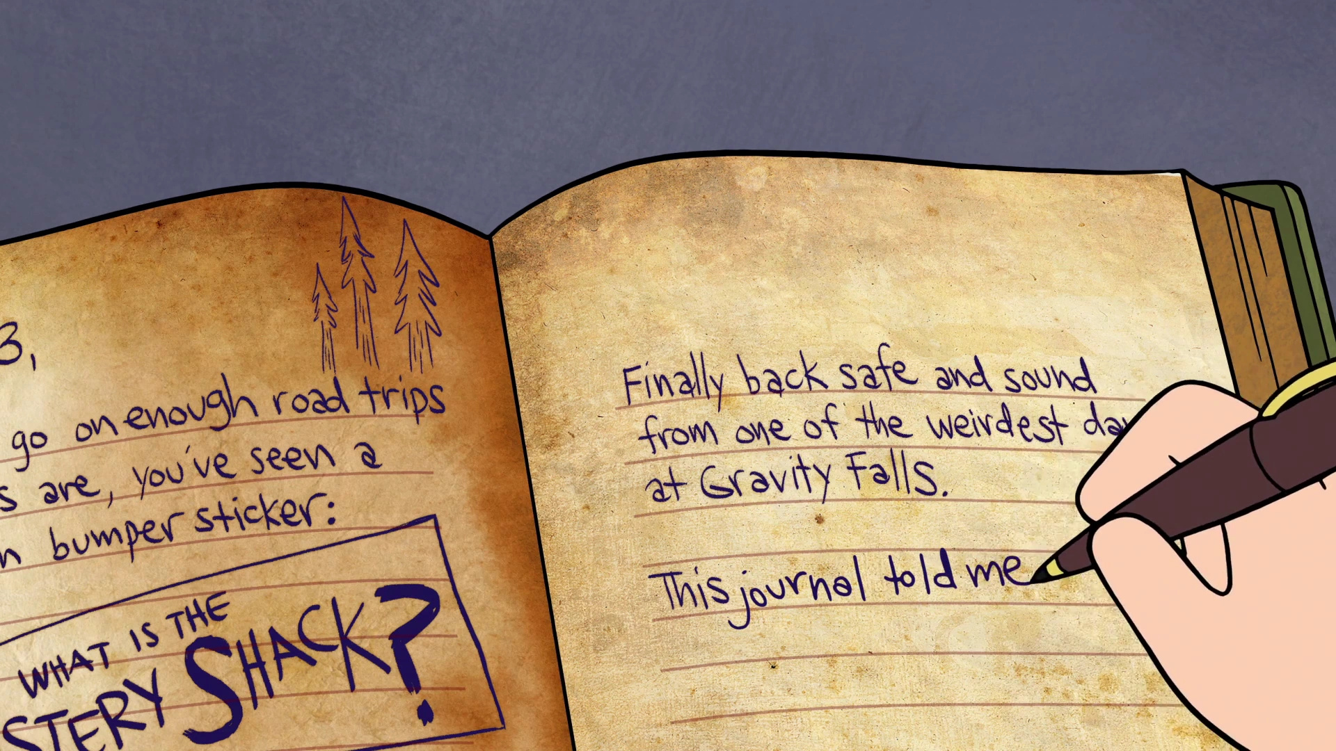 I havent seen anyone point this out yet, but Dipper's ending narration ...