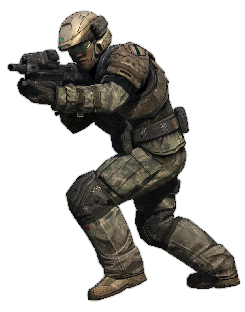 Image - Halo Reach - UNSC Army Infantryman (Crouching).png | Halo ...