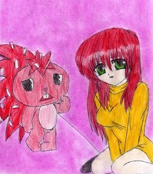 Image - Flaky Human and Flaky HTF by AleEvilSoldier.jpg | Happy Tree ...