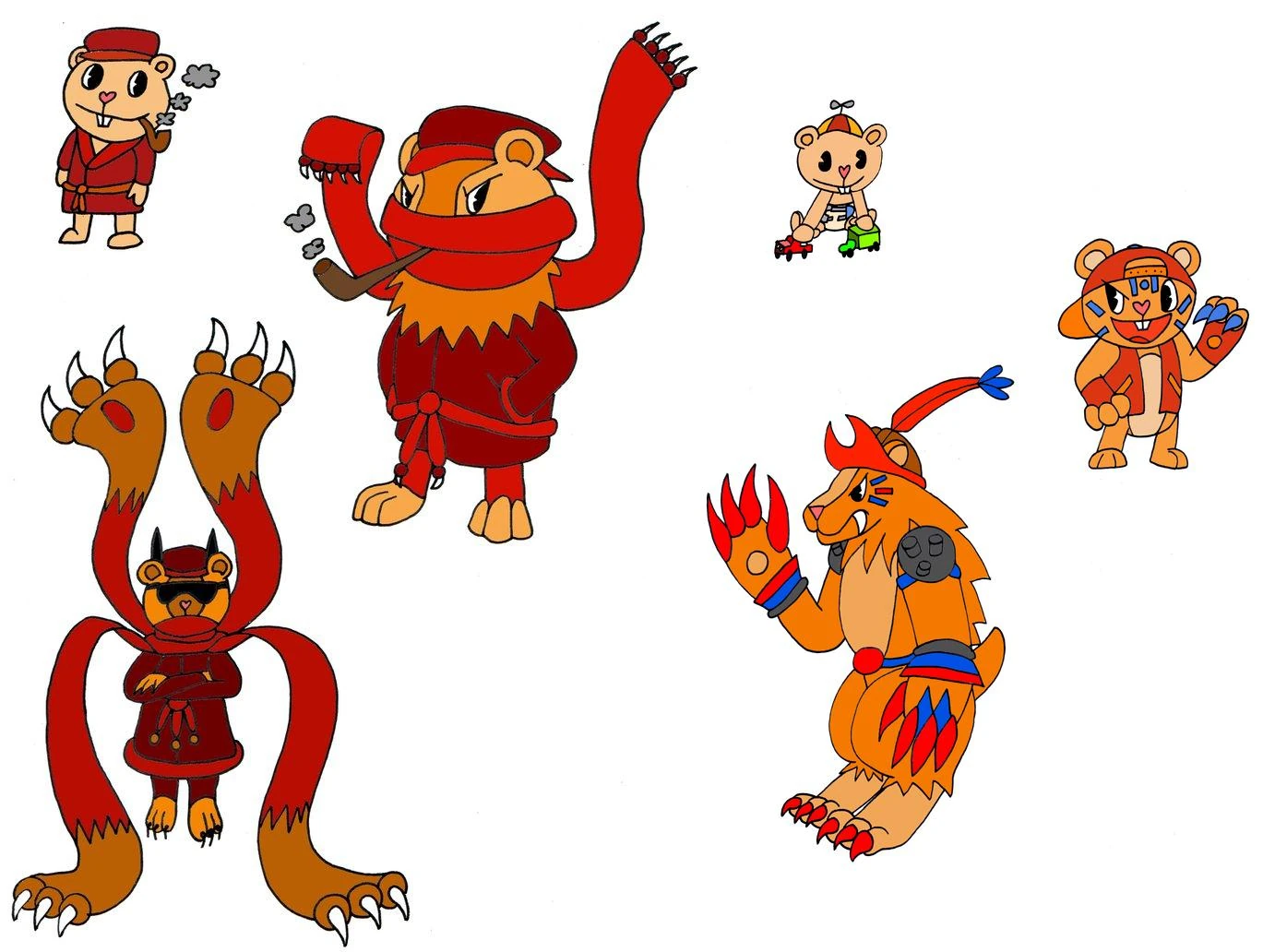 Image - Pokemon HTF Pop by Skooterwolf.png.jpg | Happy Tree Friends ...