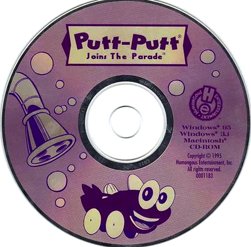 Putt putt joins the parade original cover art - monkeyslasopa