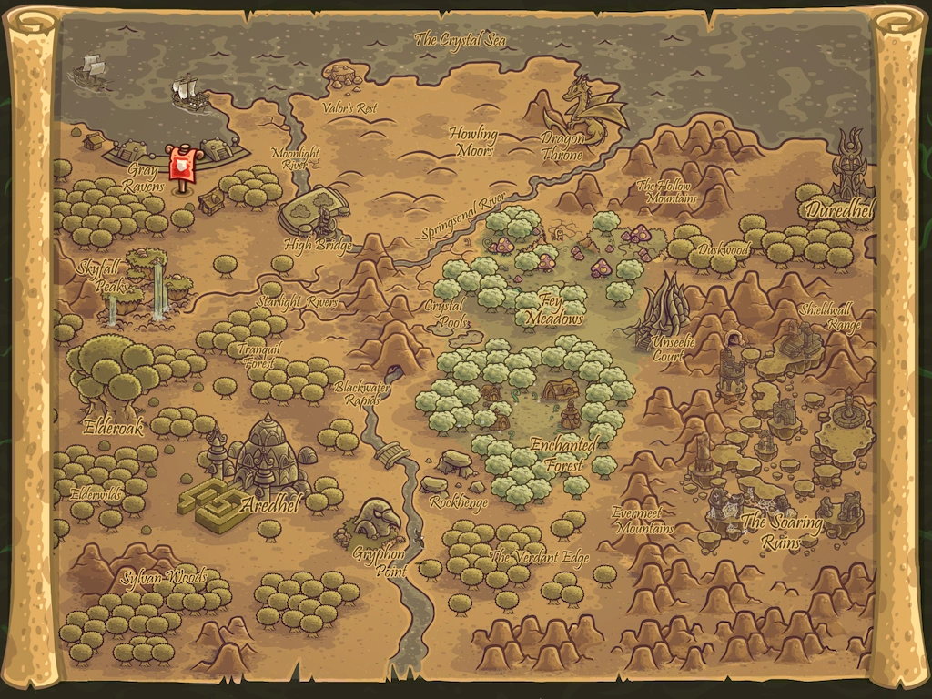 Image - Origins Map Empty.PNG | Kingdom Rush Wiki | FANDOM powered by Wikia