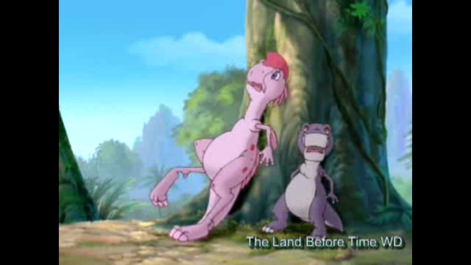 Image - The hiding Chomper and Ruby.png | Land Before Time Wiki ...