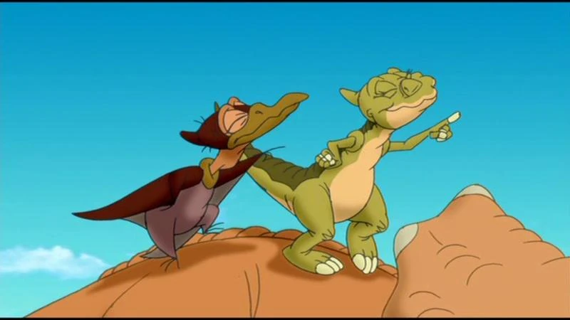 Image - Petrie and Ducky Party.jpg | Land Before Time Wiki | FANDOM ...