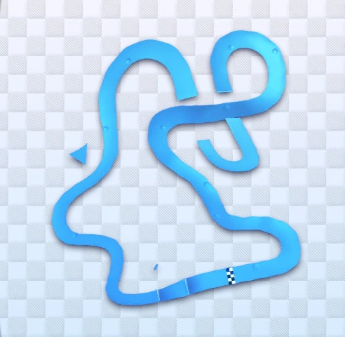 Image - MK8 Cheese Land Course Map.png | Mario Kart Racing Wiki ...