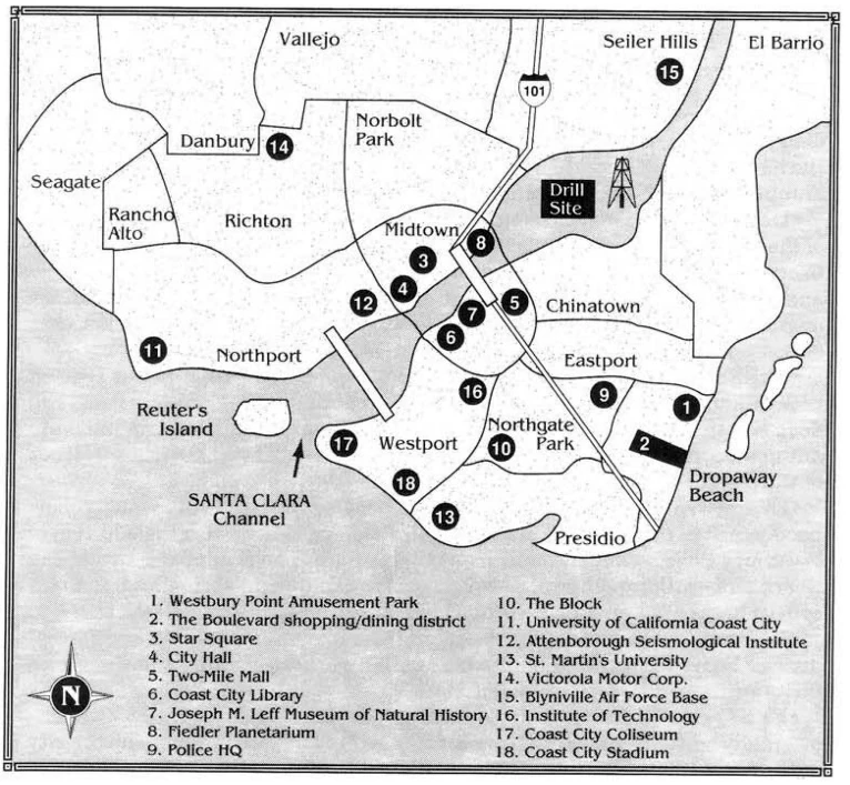 United States Map Dc Comics