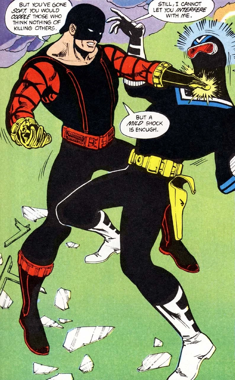 Red goggles at midnight | Comics Madness