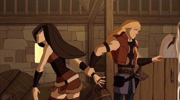 Image Thor Grabs Sif Tta Marvel Animated Universe Wiki Fandom