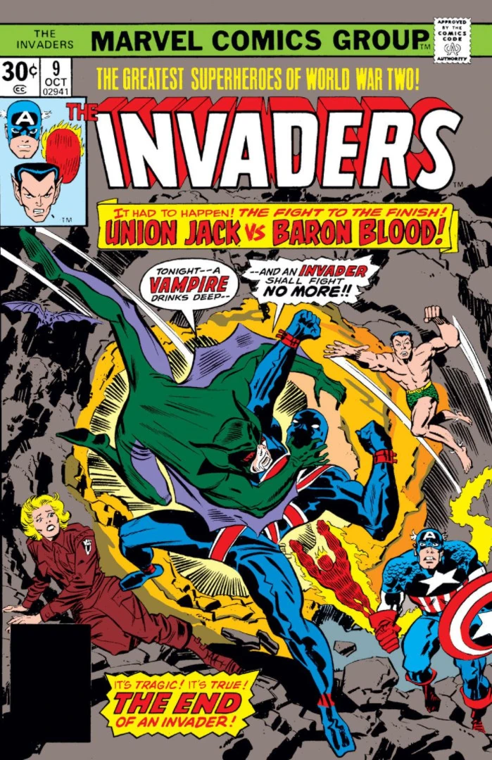 Invaders Vol 1 9 | Marvel Database | FANDOM powered by Wikia