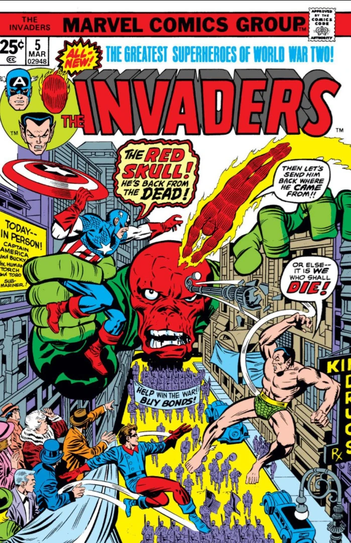Invaders Vol 1 5 | Marvel Database | Fandom powered by Wikia