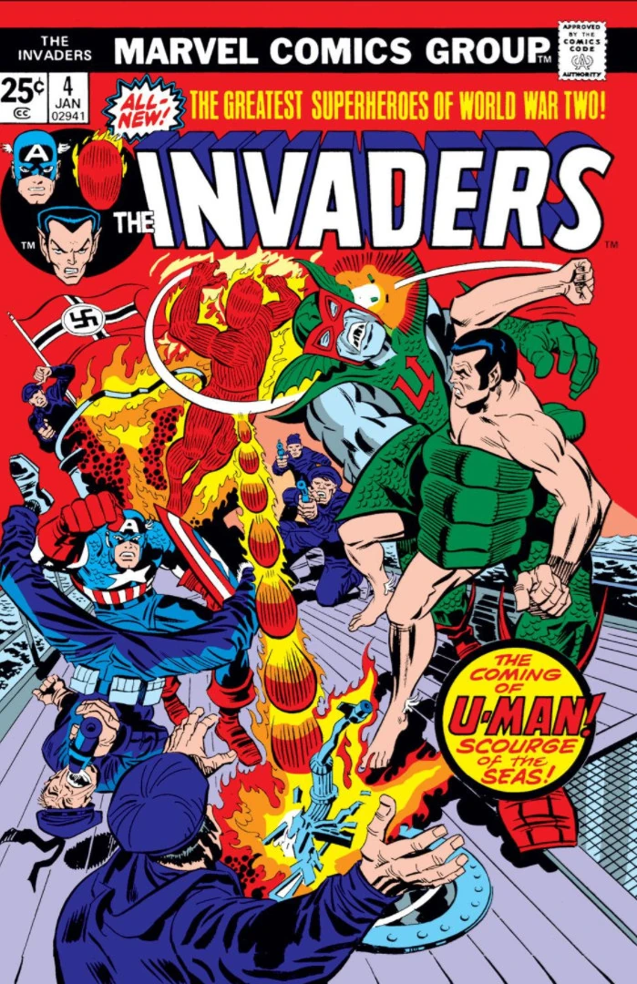 Invaders Vol 1 4 | Marvel Database | FANDOM powered by Wikia