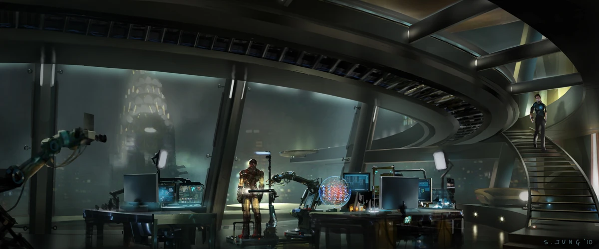 Image - Tony in Stark Tower Concept Art.jpg | Marvel Movies | Fandom ...