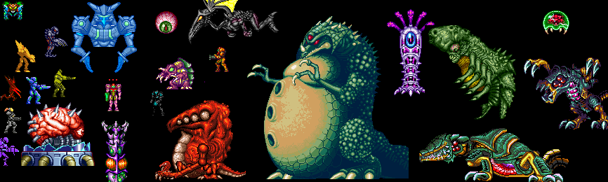 Archivo:All Metroid Enemies.png | Metroidover | Fandom powered by Wikia