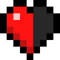 Image - Half heart.png | Minecraft Pocket Edition Wiki | Fandom powered ...