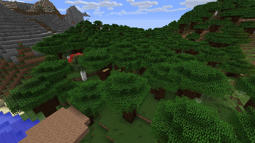 Image - Roofed Forest Biiome.png | Minecraft Pocket Edition Wiki ...