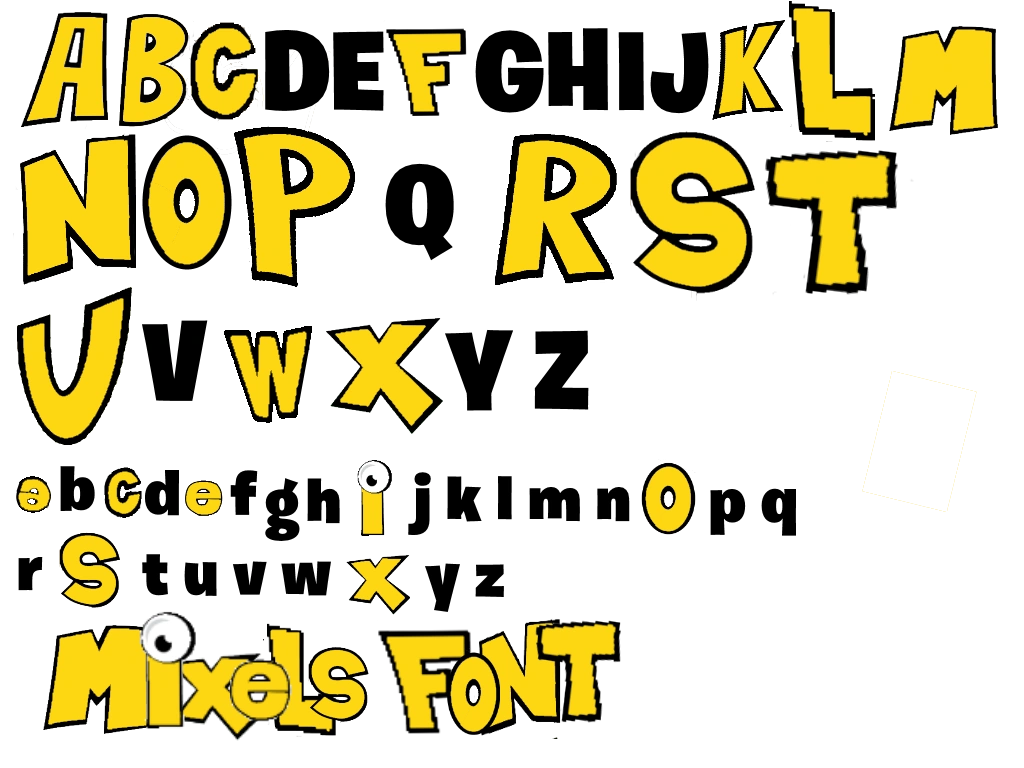 Image - WIP Mixels Font.png | Mixels Wiki | Fandom powered by Wikia