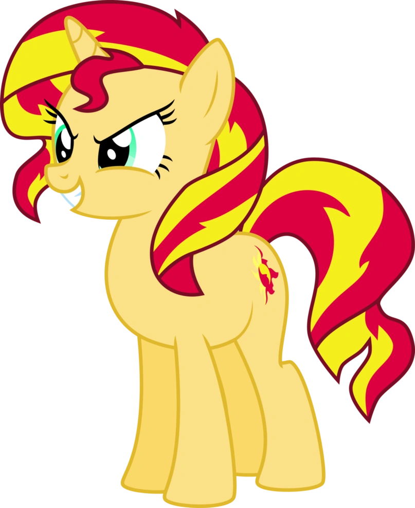 Image Sunset Shimmer Vectorpng The My Little Pony