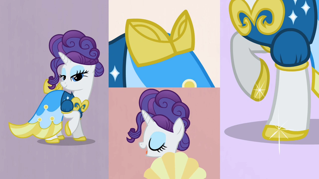 Image - Rarity dress montage S2E9.png | My Little Pony Friendship is ...