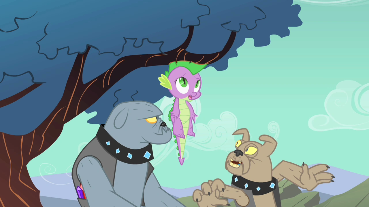 Image - Spike stuck in tree S01E19.png | My Little Pony Friendship is ...