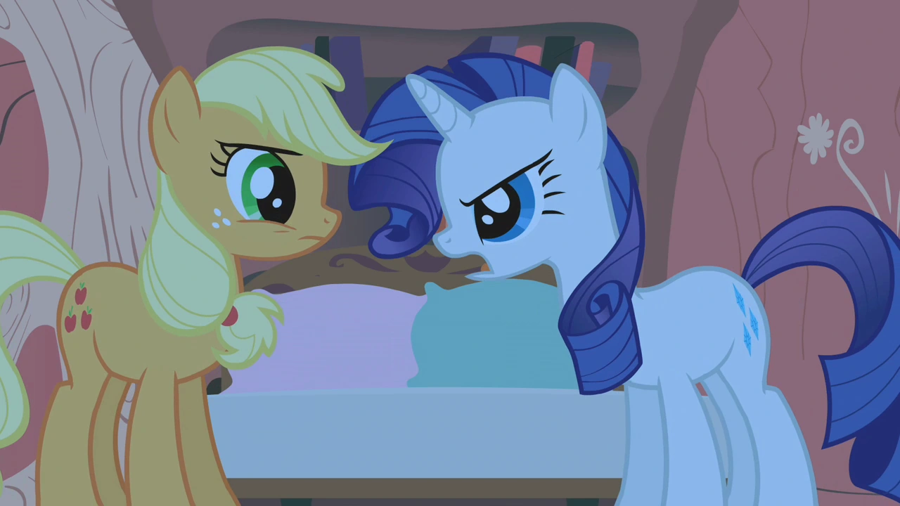 Image - Rarity talking mad at Applejack S1E8.png | My Little Pony ...