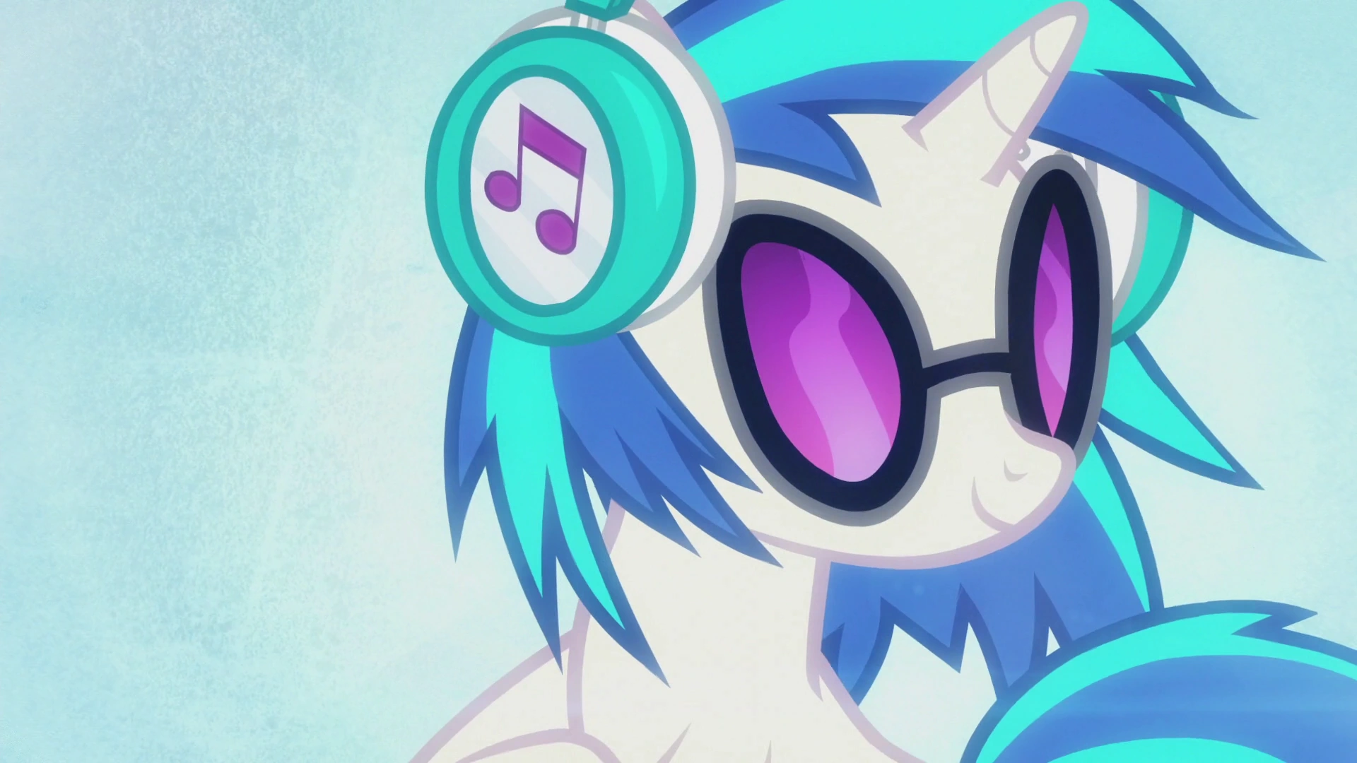 Image - DJ Pon-3 smiling at Octavia S5E9.png | My Little Pony ...