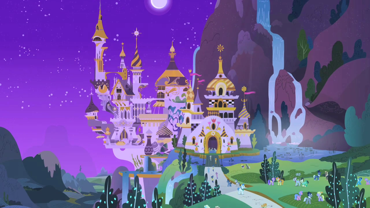 Map of Equestria from "My Little Pony: The Art of Equestria" : r ...