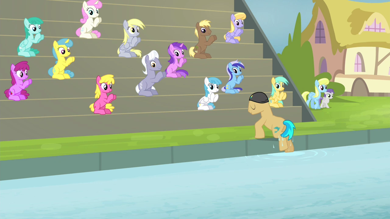 Image - Stallion leaves the swimming pool S4E20.png | My Little Pony ...
