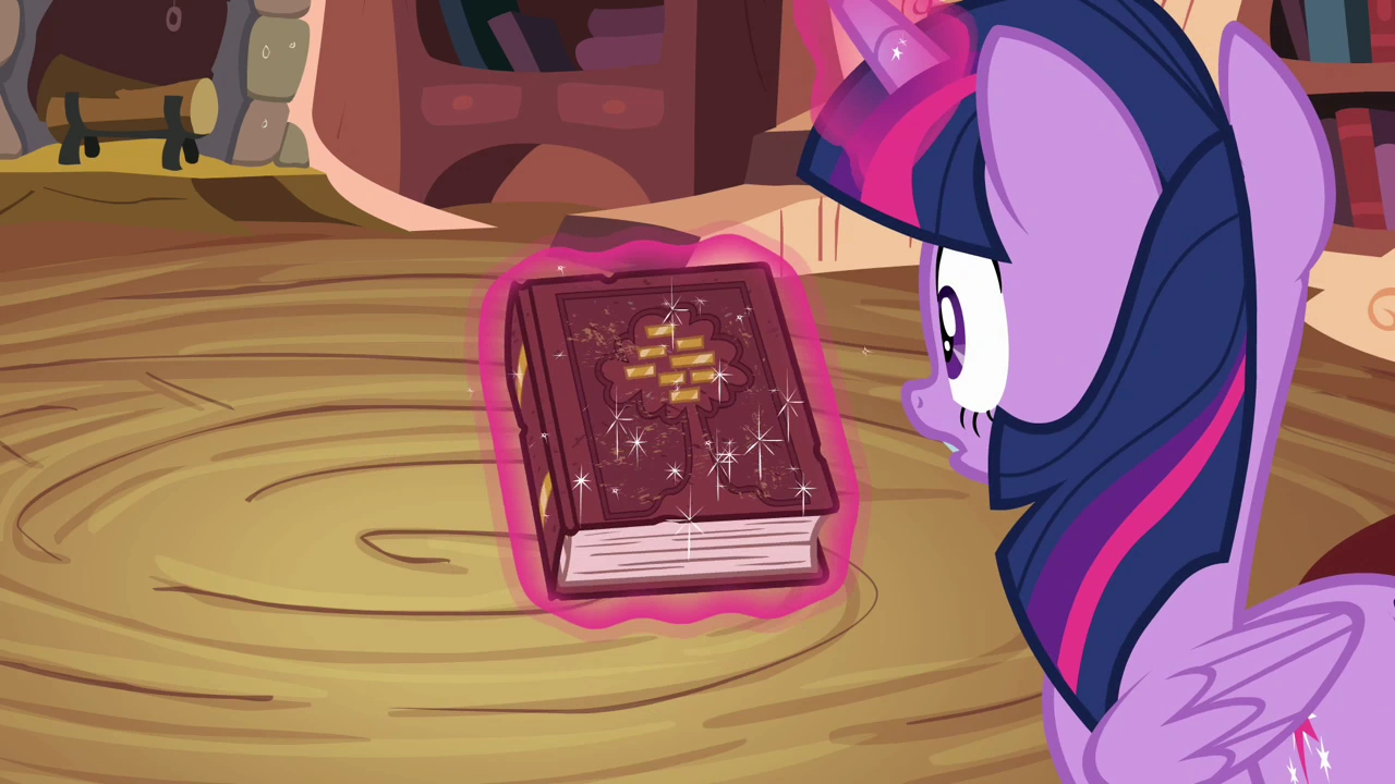 Image - Twilight Sparkle levitating book S4E09.png | My Little Pony ...