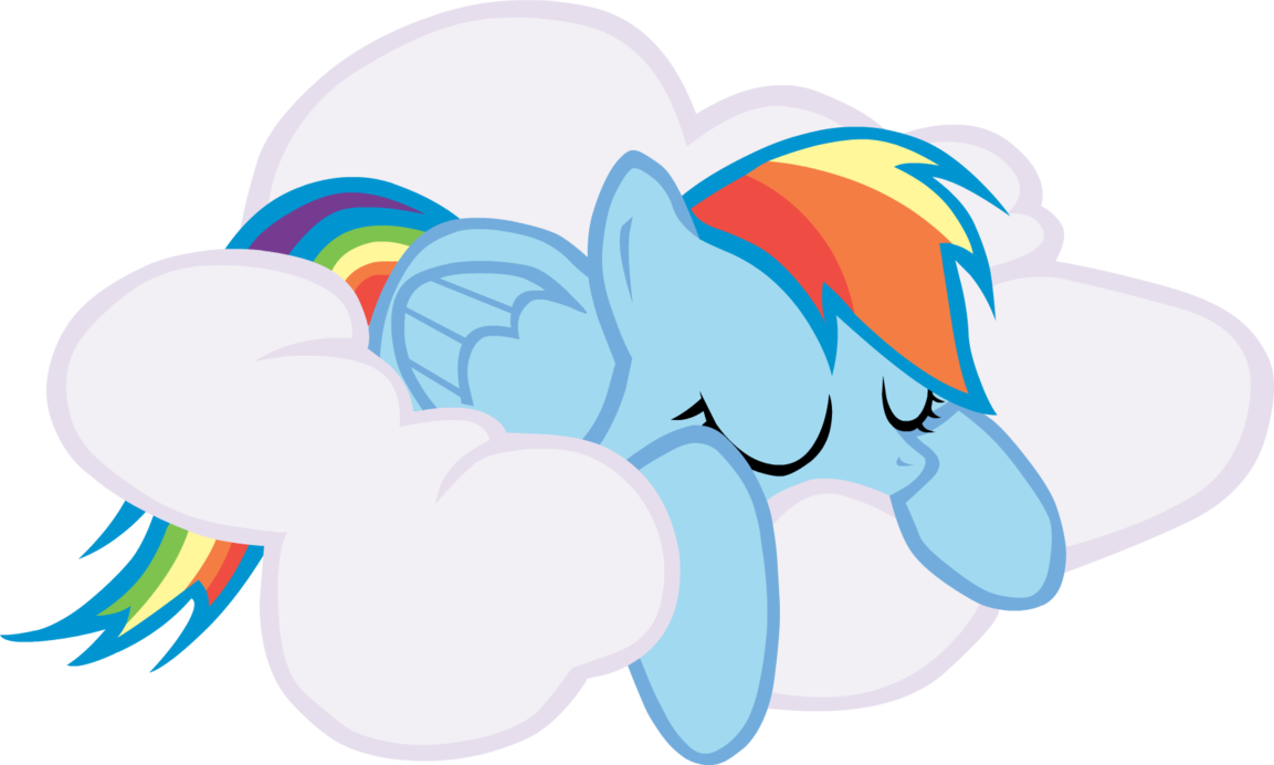 Image - FANMADE Rainbow Dash sleeping on cloud.png | My Little Pony ... Image - FANMADE Rainbow Dash sleeping on cloud.png | My Little Pony ...