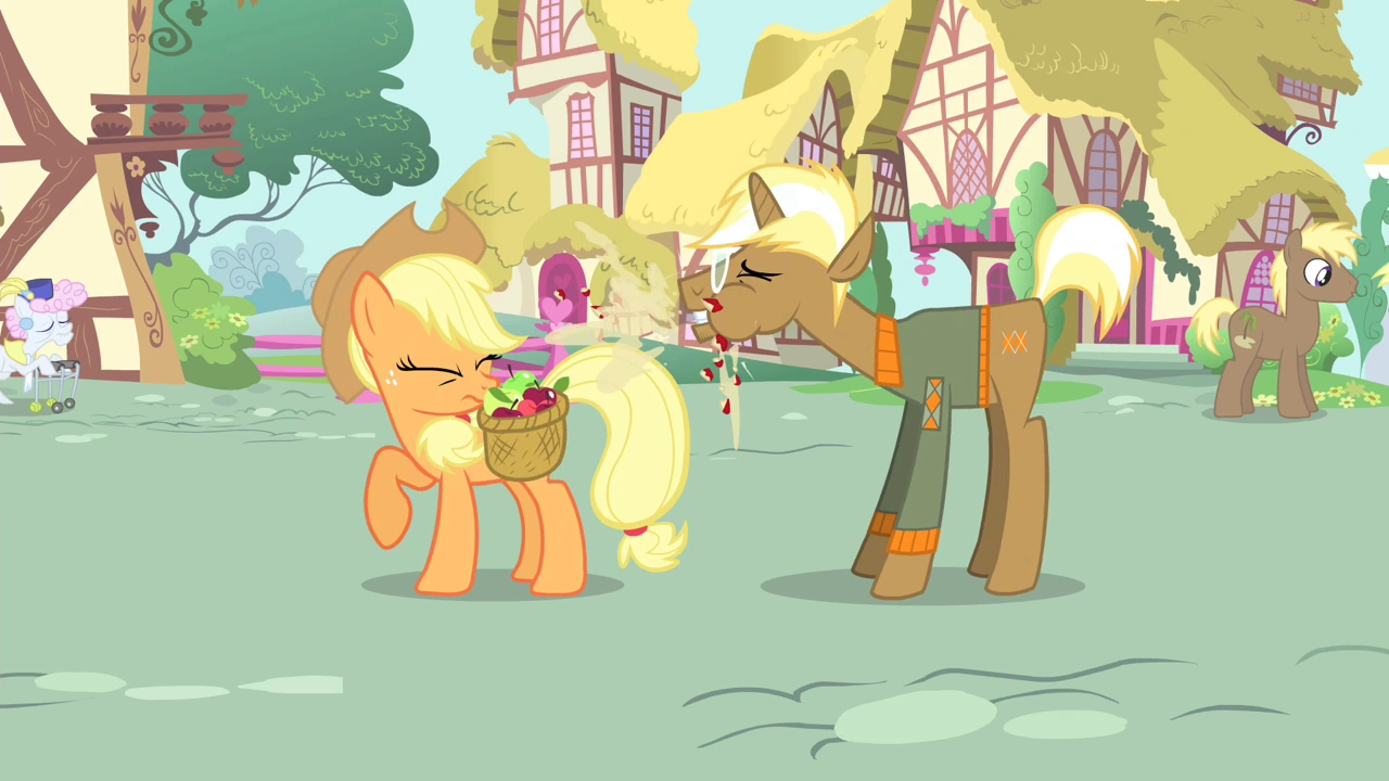 Image - Trenderhoof eats an apple S4E13.png | My Little Pony Friendship ...