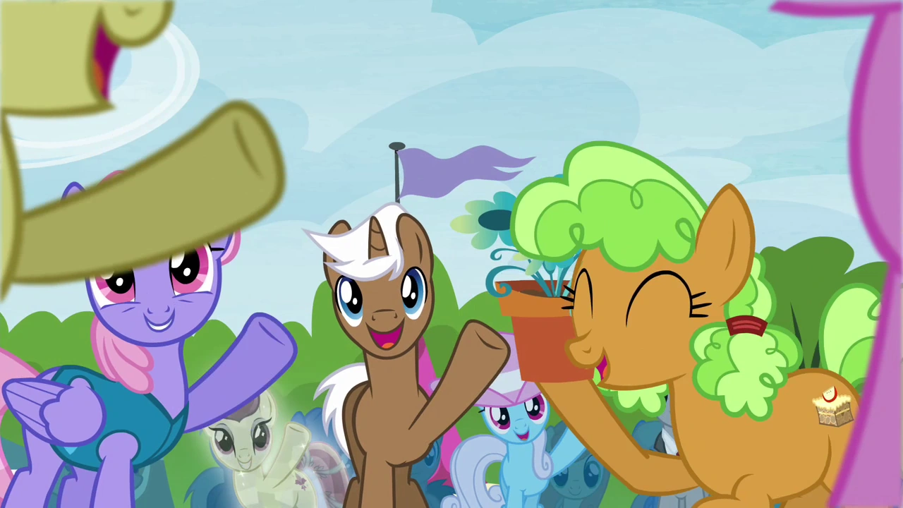 Image - Crowd of ponies excited S4E22.png | My Little Pony Friendship ...