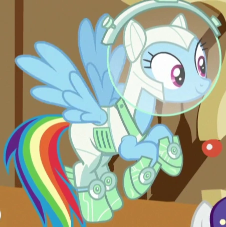 Image - Rainbow Dash astronaut costume ID S5E21.png | My Little Pony ...