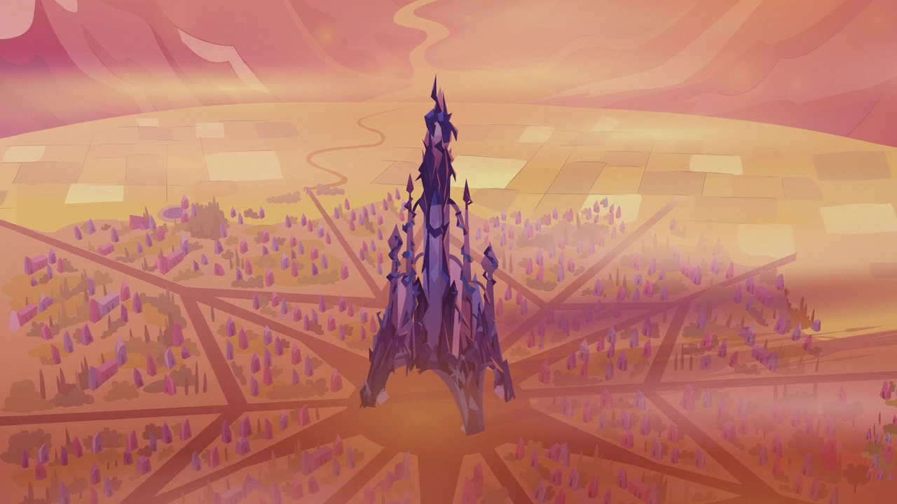 Image - King Sombra's crystal castle S5E25.png | My Little Pony ...