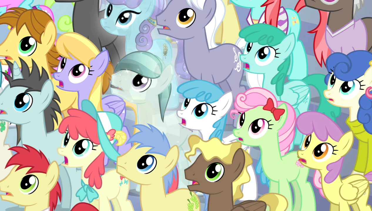 Image - Games crowd in stunned shock S4E24.png | My Little Pony ...