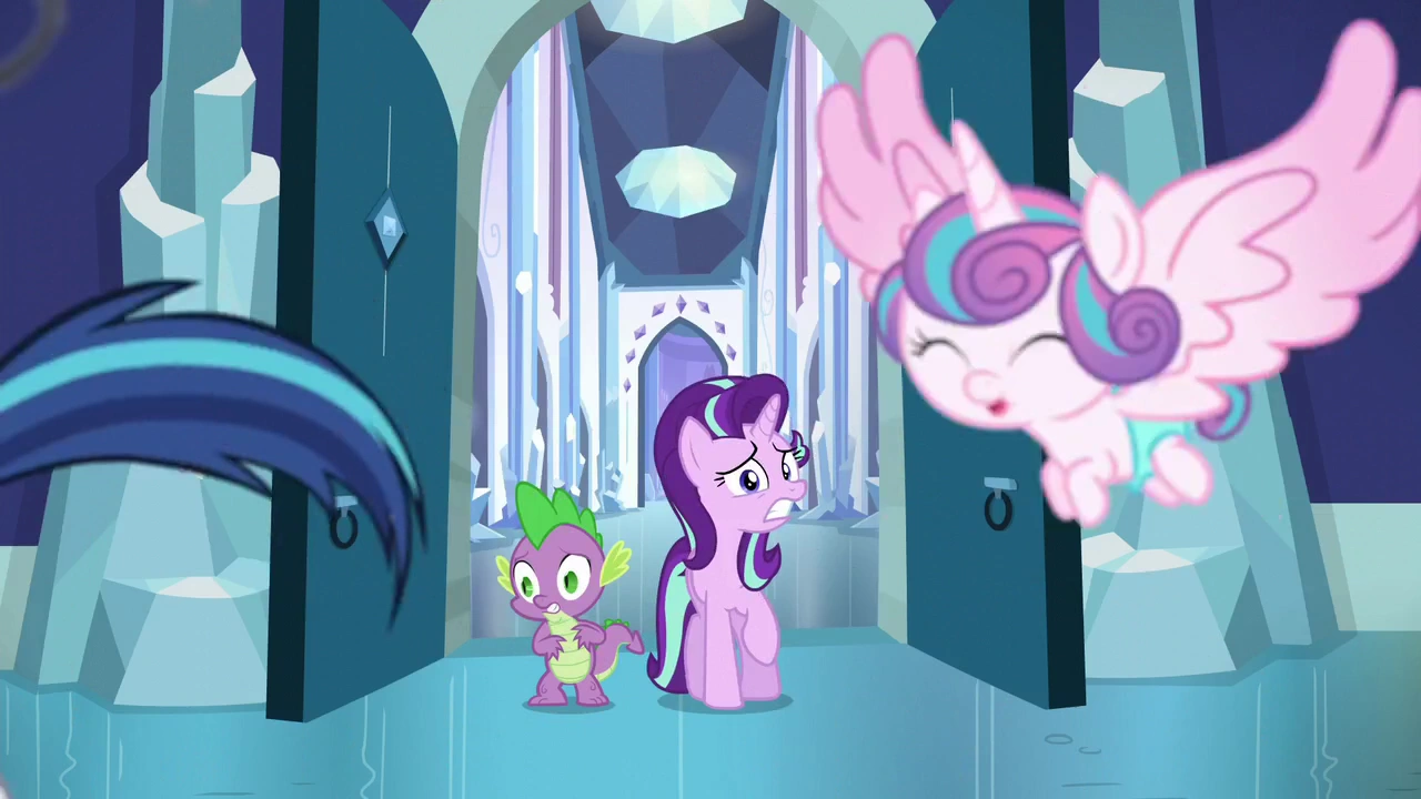 Image - Flurry Heart chases after Shining Armor S6E2.png | My Little ...