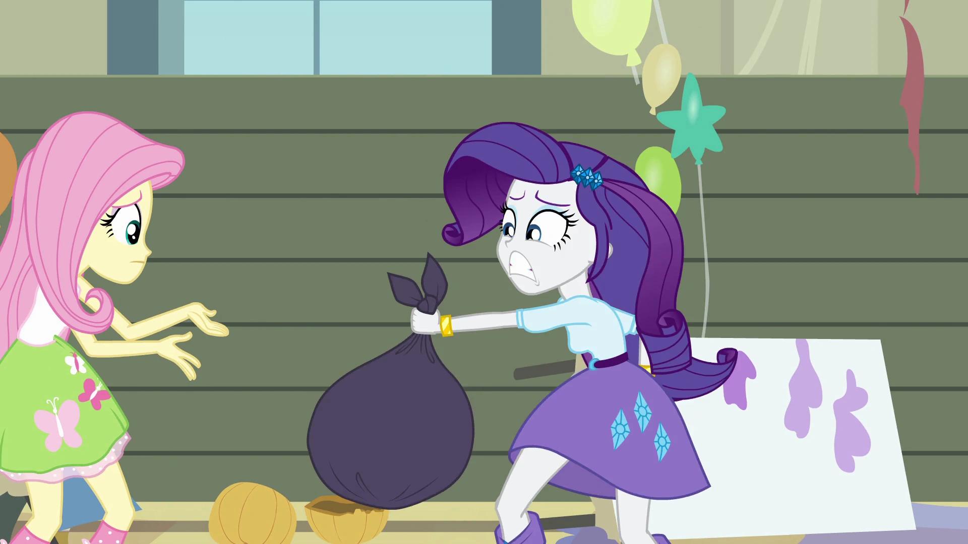 Image - Rarity holding a garbage bag EG.png | My Little Pony Friendship ...