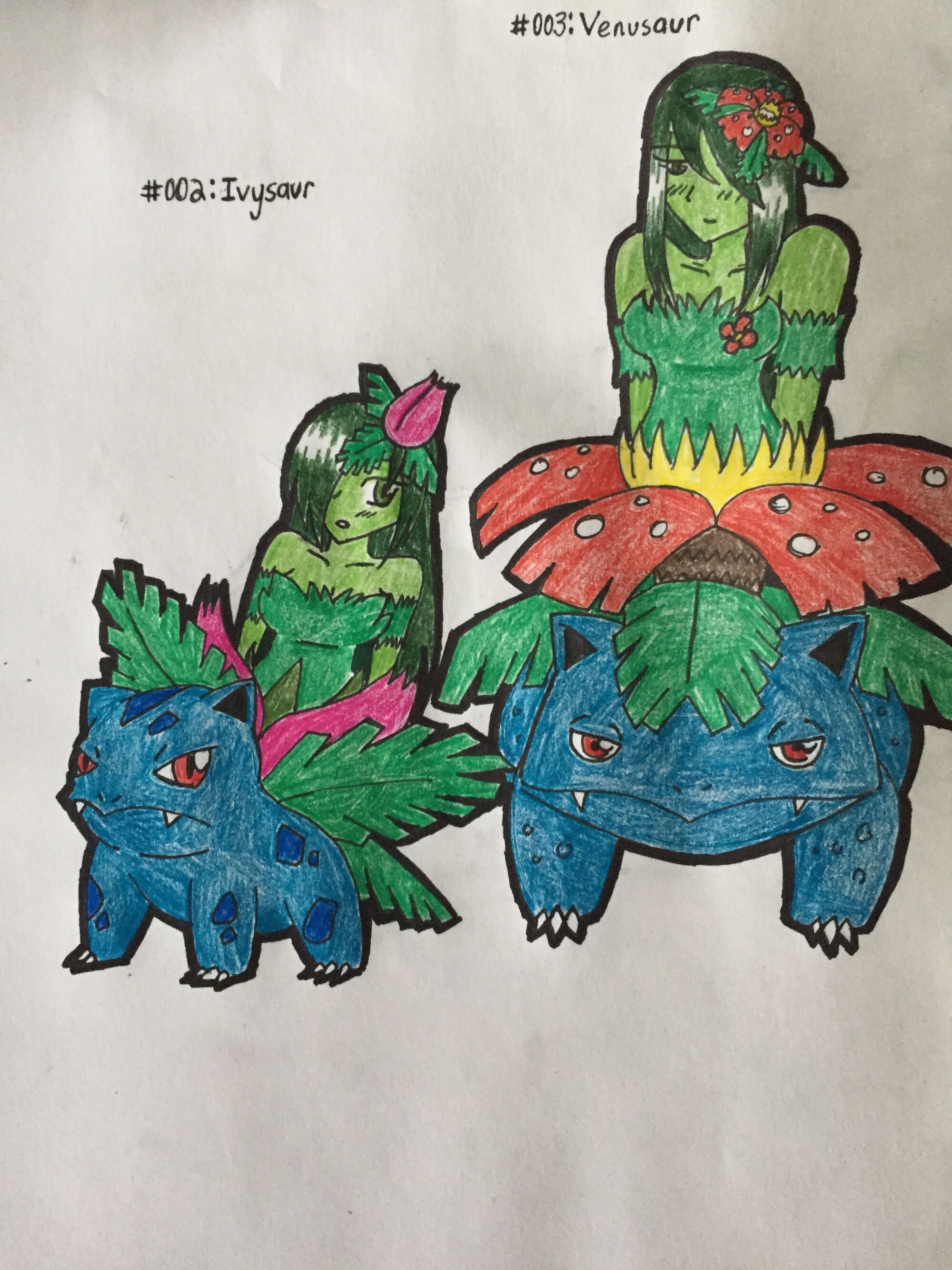 Image Ivysaur And Venusaur Alraunesjpeg Monster Girl Encyclopedia Wiki Fandom Powered By