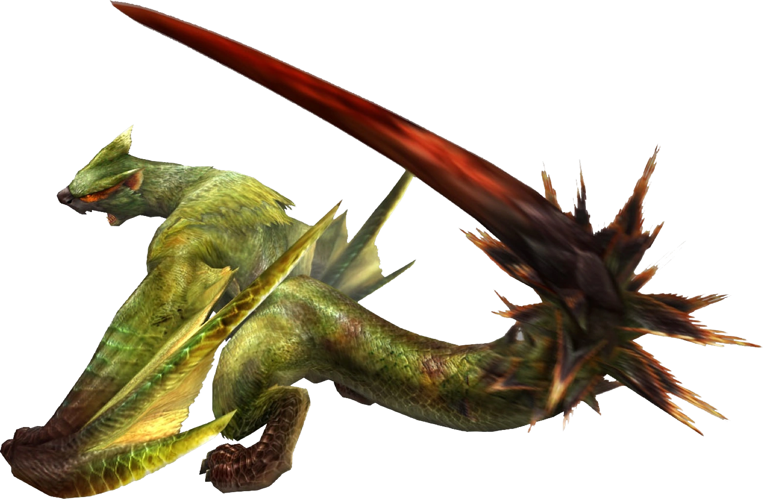 Image - 3rdGen-Green Nargacuga Render 001.png | Monster Hunter Wiki ...