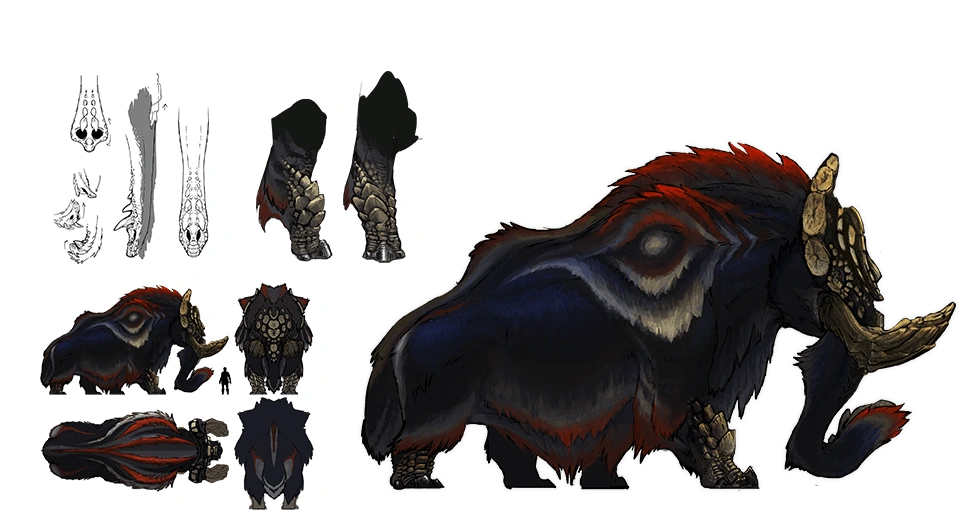 Image - MHGen-Gammoth Concept Art 001.png | Monster Hunter Wiki ...