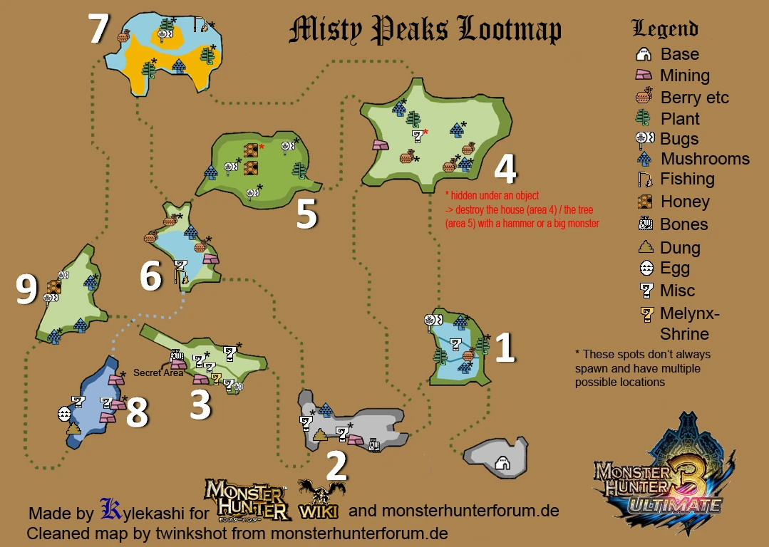 Monster hunter generations resource maps - boomrot