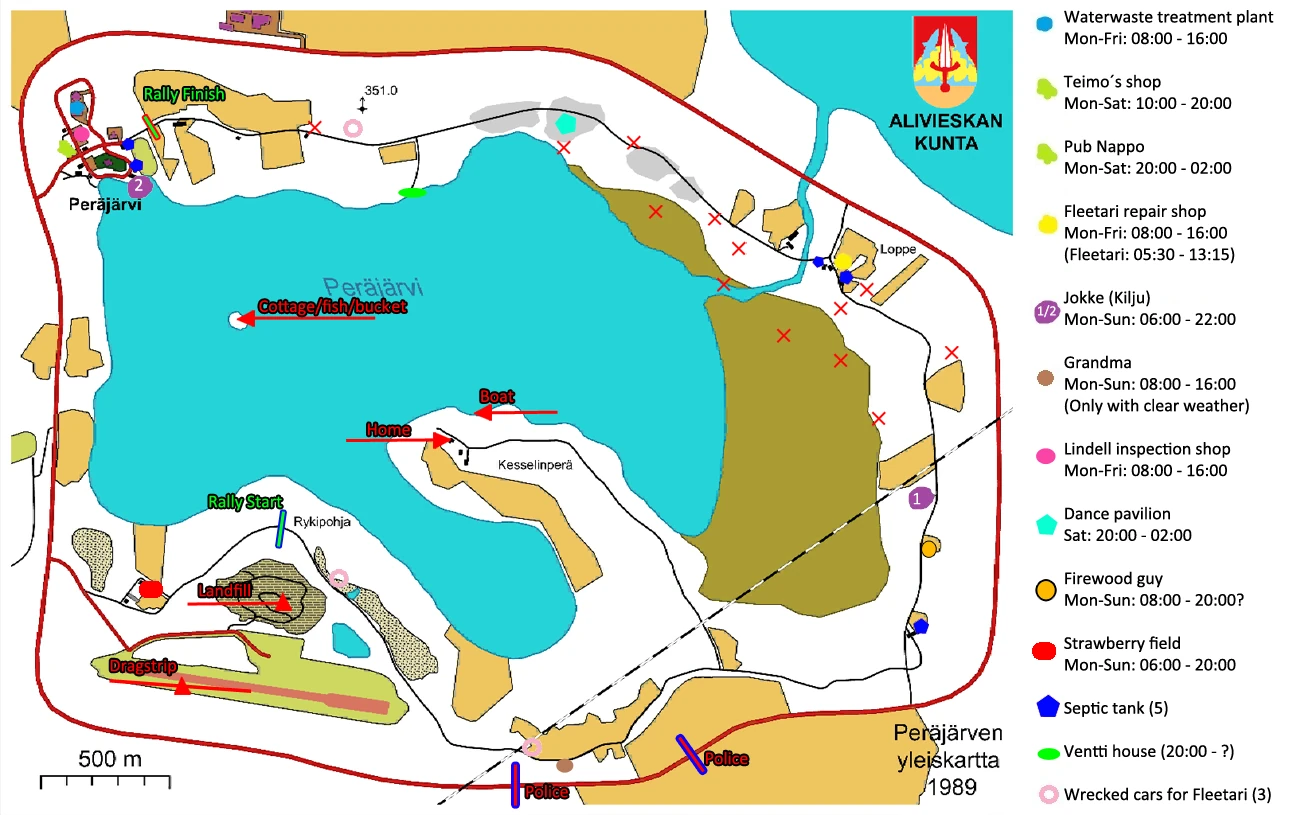 Image - Peräjärvi map with locations.png | My Summer Car Wikia | FANDOM ...