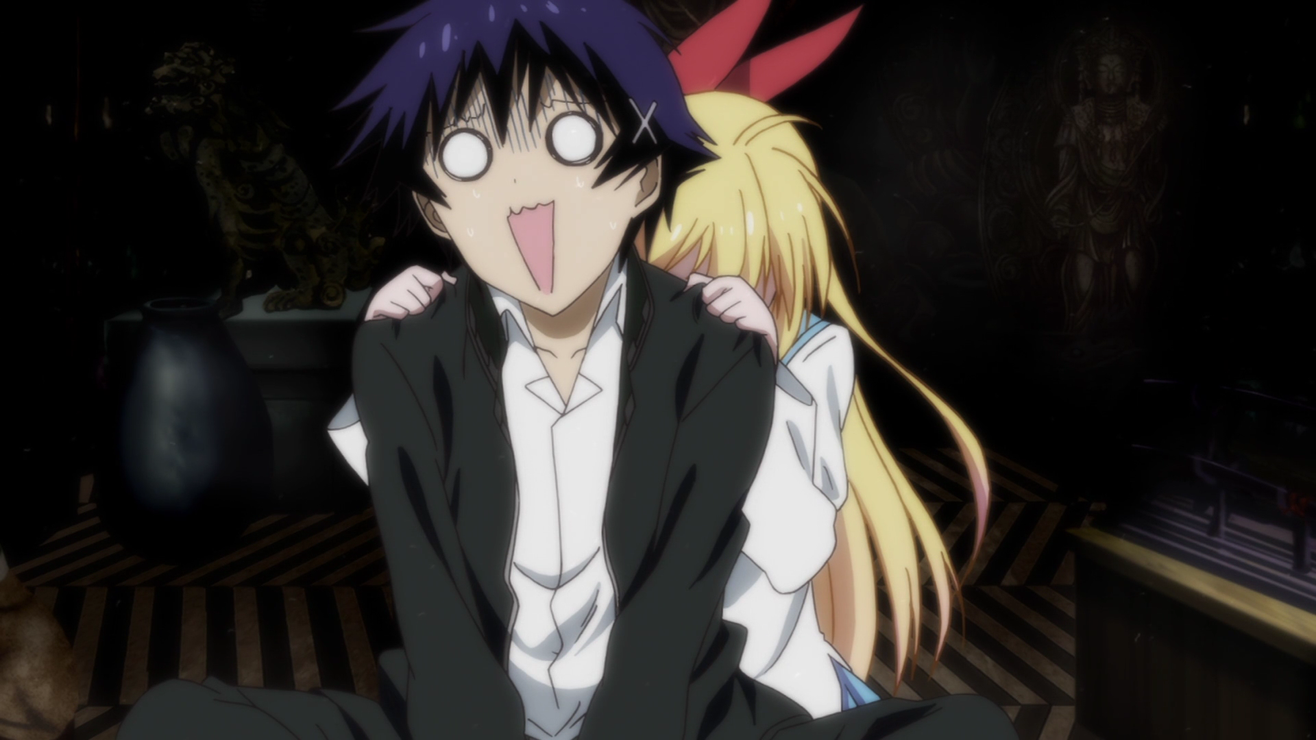 Image Raku And Chitoge Alonepng Nisekoipedia Fandom Powered By Wikia 