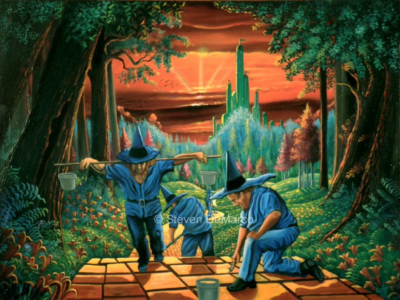 Wizard Of Oz Red Brick Road