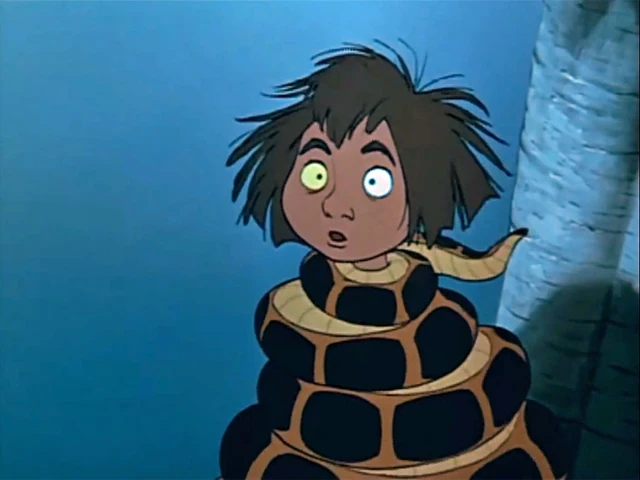 Image - Mowgli wrapped in Kaa's snakey coils.jpeg | Heroes Wiki ...
