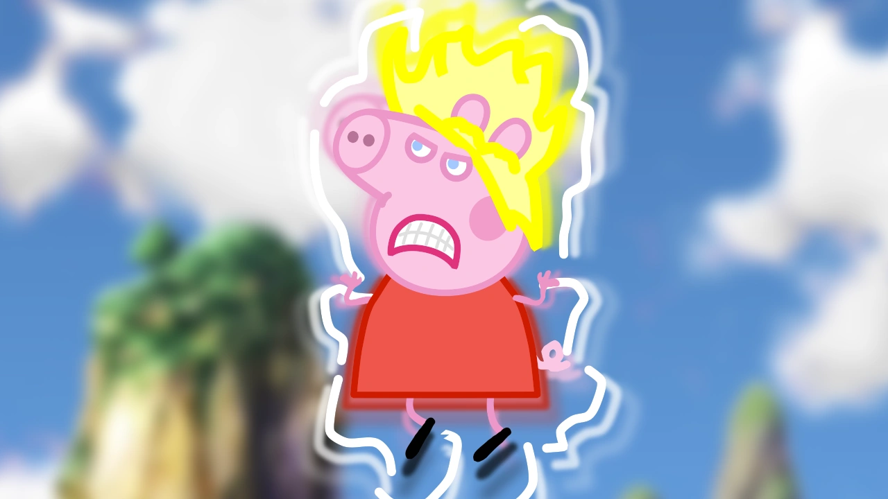 Image - Super Saiyan Peppa.png | Peppa Pig Fanon Wiki | FANDOM powered ...