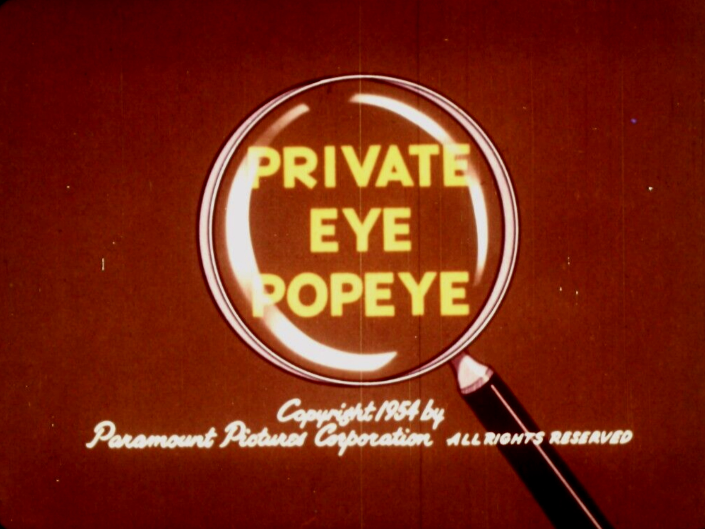 Private Eye Popeye Popeye The Sailorpedia Fandom Powered By Wikia