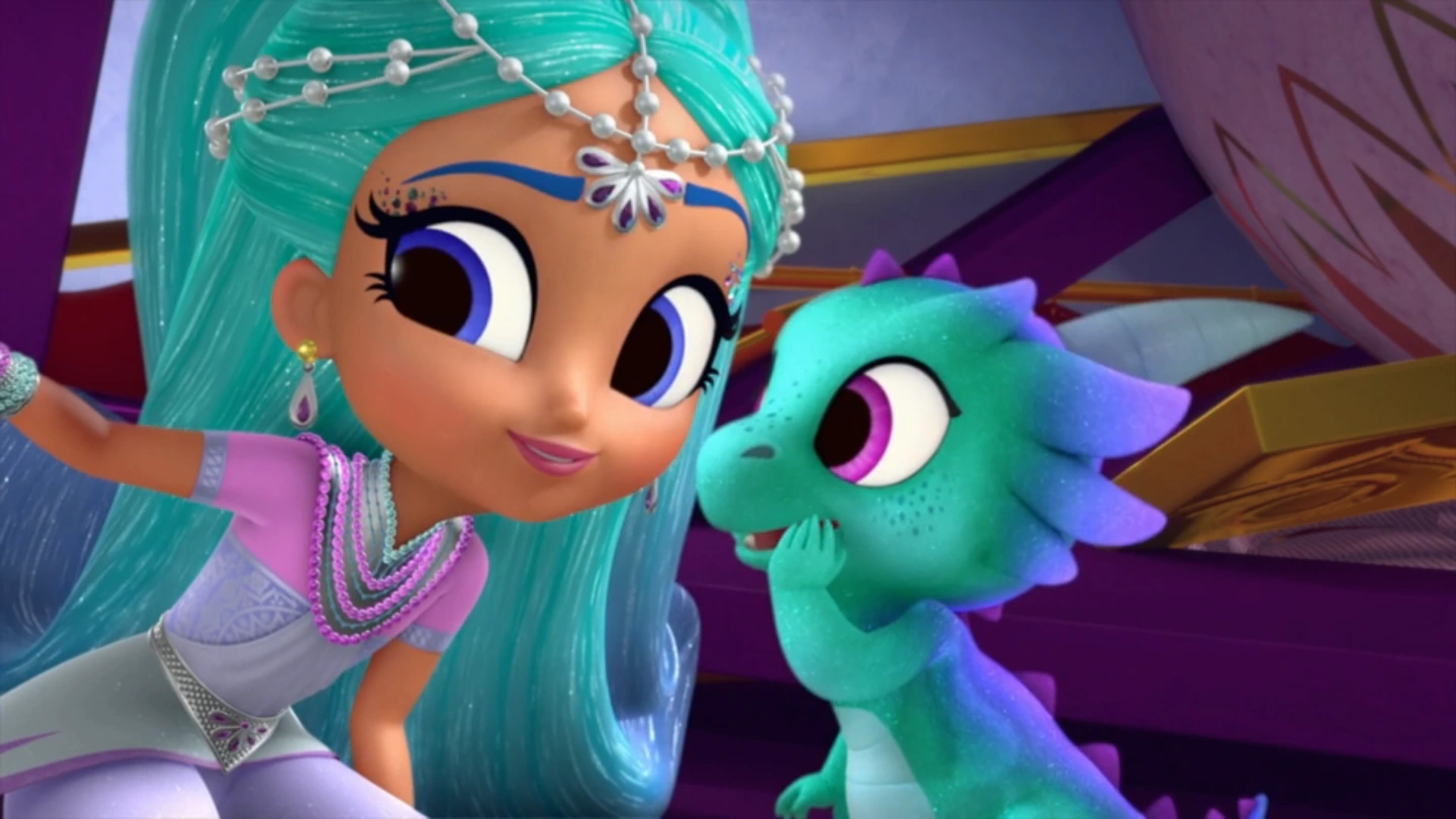 Image - Shimmer and Shine Princess Samira and Nazboo the Dragon.png | Shimmer and Shine Wiki ...